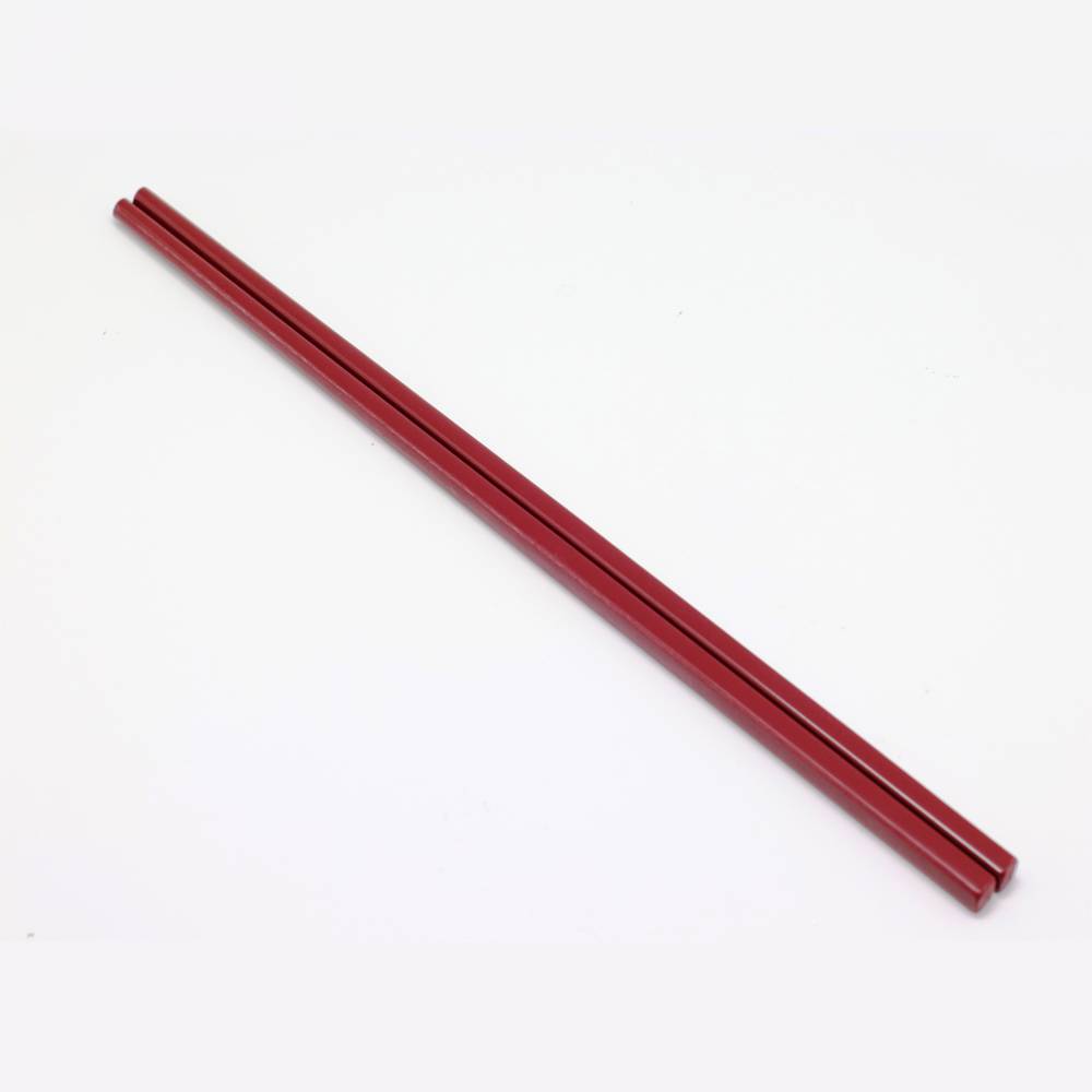 (Set of 10 Pairs) Durable 100% Non-Toxic Dark Red Melamine Chopsticks ...