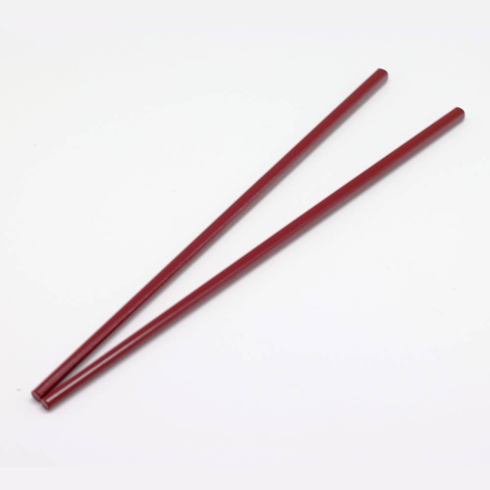 (Set of 10 Pairs) Durable 100% Non-Toxic Dark Red Melamine Chopsticks ...