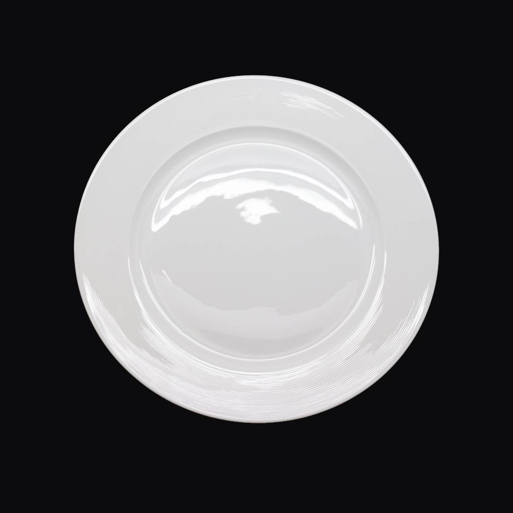 (Set Of 2) Nakano Hans Fine Porcelain Round Rim Dinner Plate Serving ...