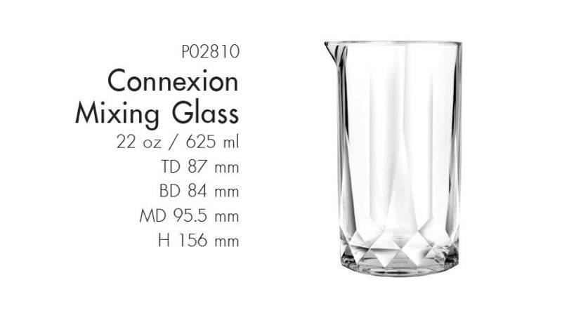 Ocean Connexion High Quality Diamond Crystal Cut Cocktail Mixing Glass ...
