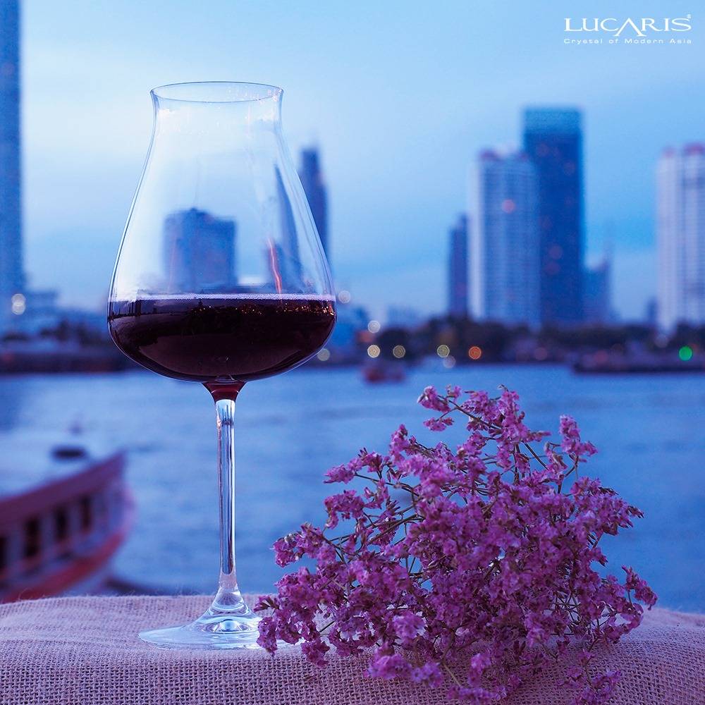 (Set Of 6) Lucaris Desire High Quality Lead Free Crystal Clear Riesling ...