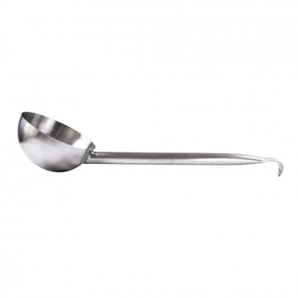 Heavy Duty Stainless Steel Soup Ladle With Long Handle, 2L, Dia20cm