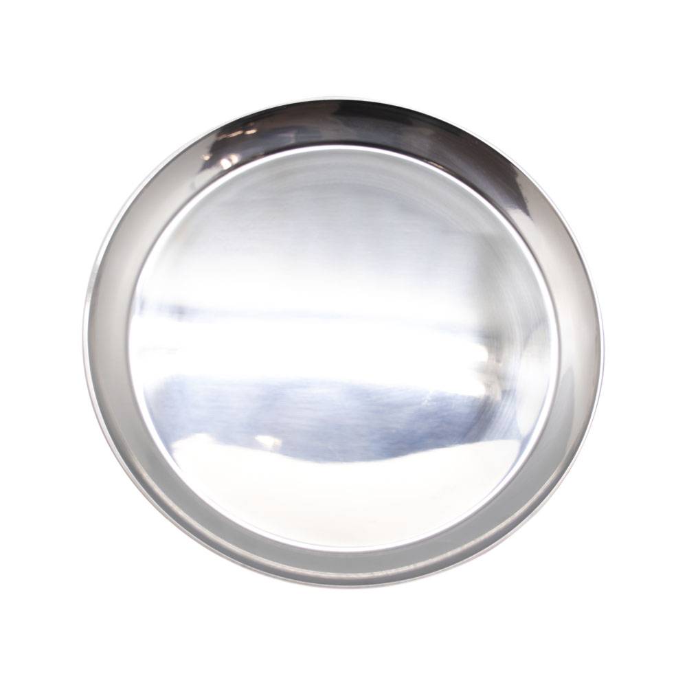 Stainless Steel Round Serving Tray, 30CM
