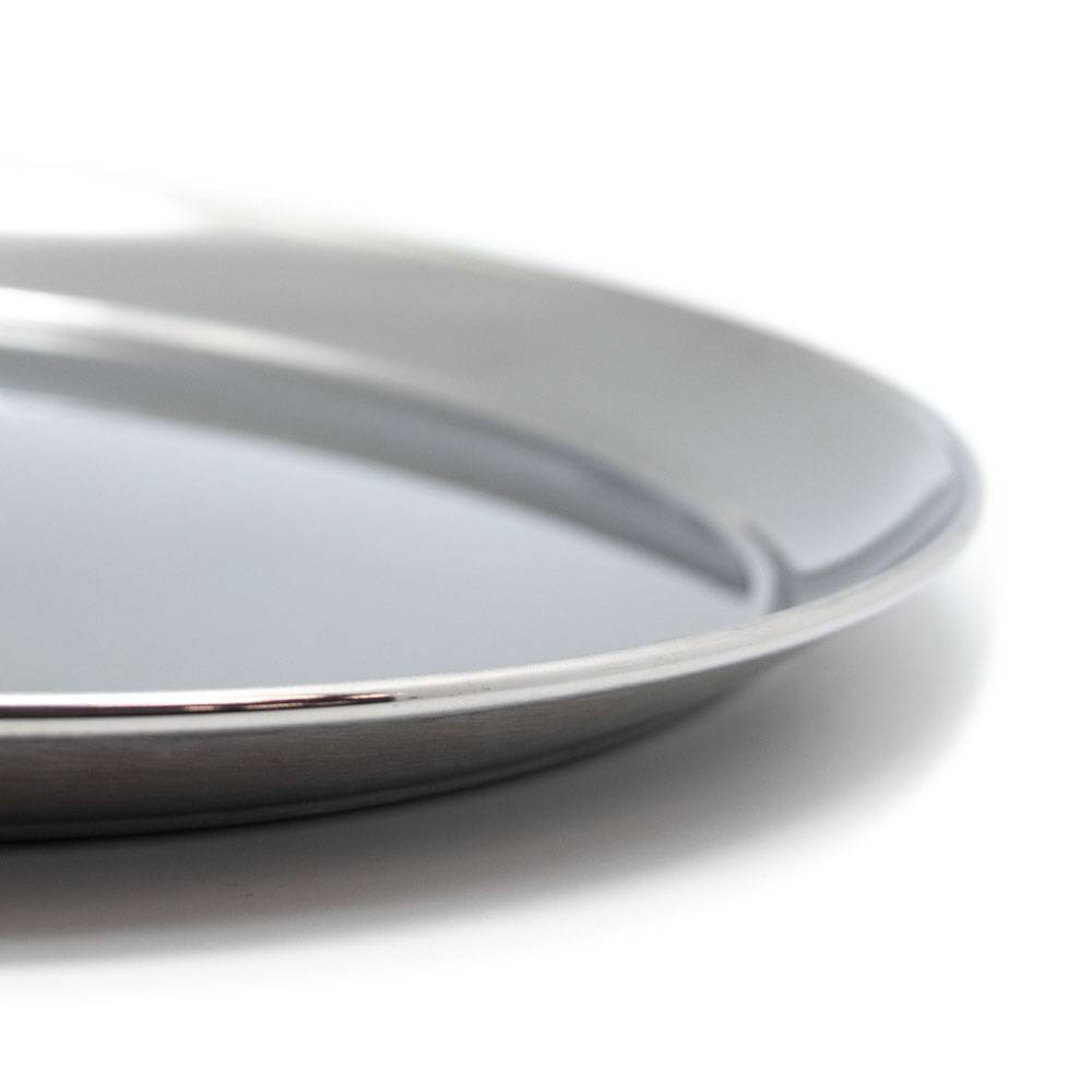 Stainless Steel Round Serving Tray, 30CM
