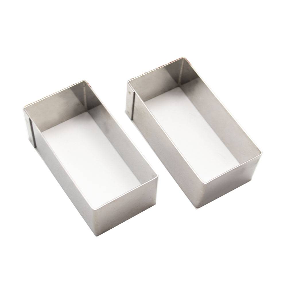 FR Gobel Professional Stainless Steel Nonnette Rectangular Baking Ring ...