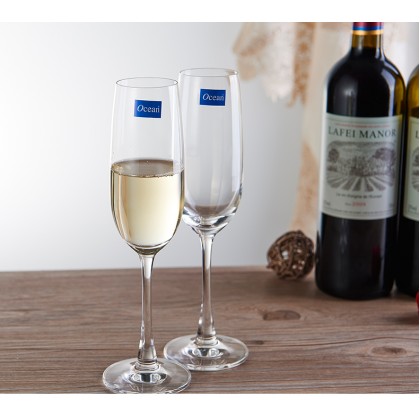 (Set Of 6) Ocean Lexington High Quality Flute Champagne Glass, 185ml