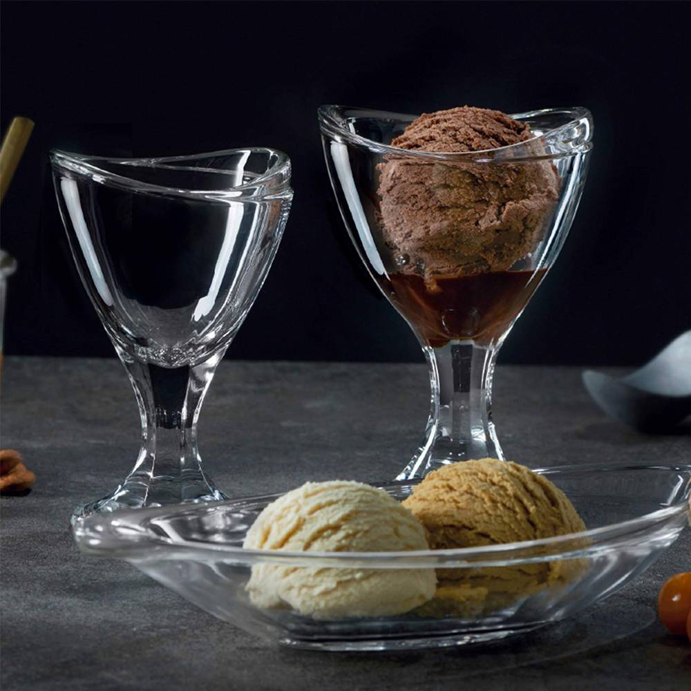 (Set Of 6) Ocean Delight High Quality Ice Cream Dessert Sundae Cup, 190ml