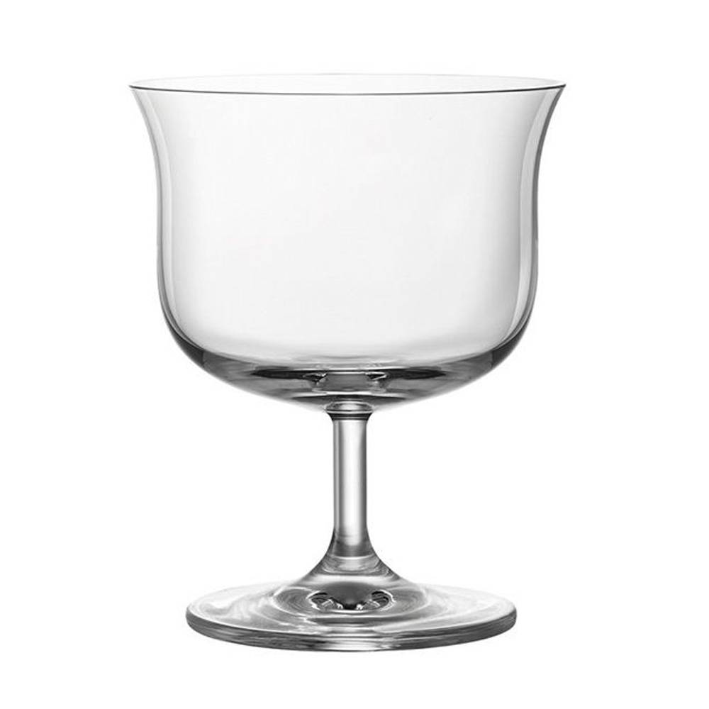 (Set Of 6) Lucaris Rims High Quality Lotus Lead Free Crystal Clear ...