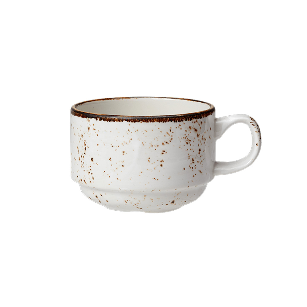 UK Steelite Performance Craft Premium Stacking Coffee Tea Cup, 100ml