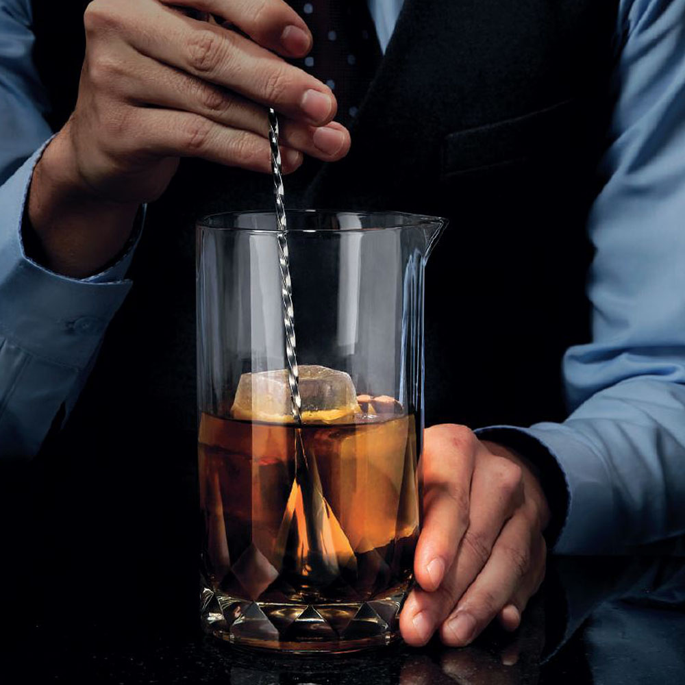 Ocean Connexion High Quality Diamond Crystal Cut Cocktail Mixing Glass ...