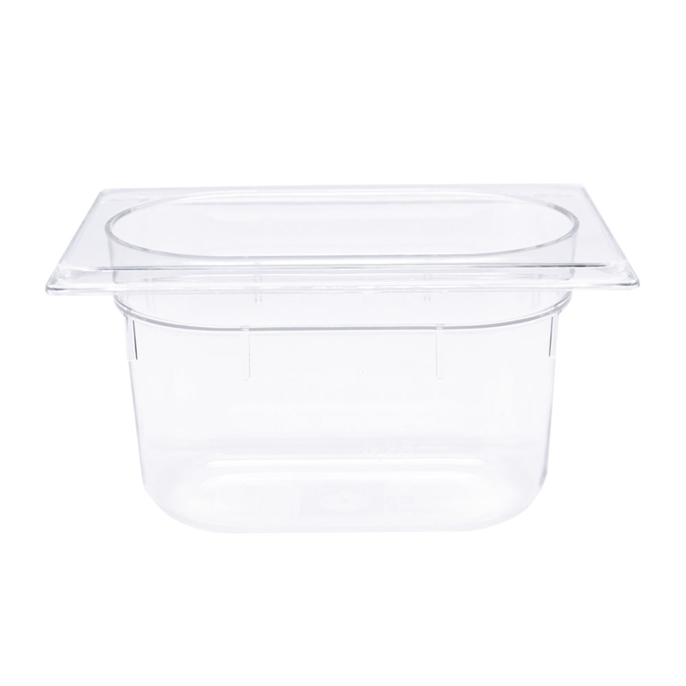 Polycarbonate Gastronorm 1/9 GN Container Without Cover, 1L