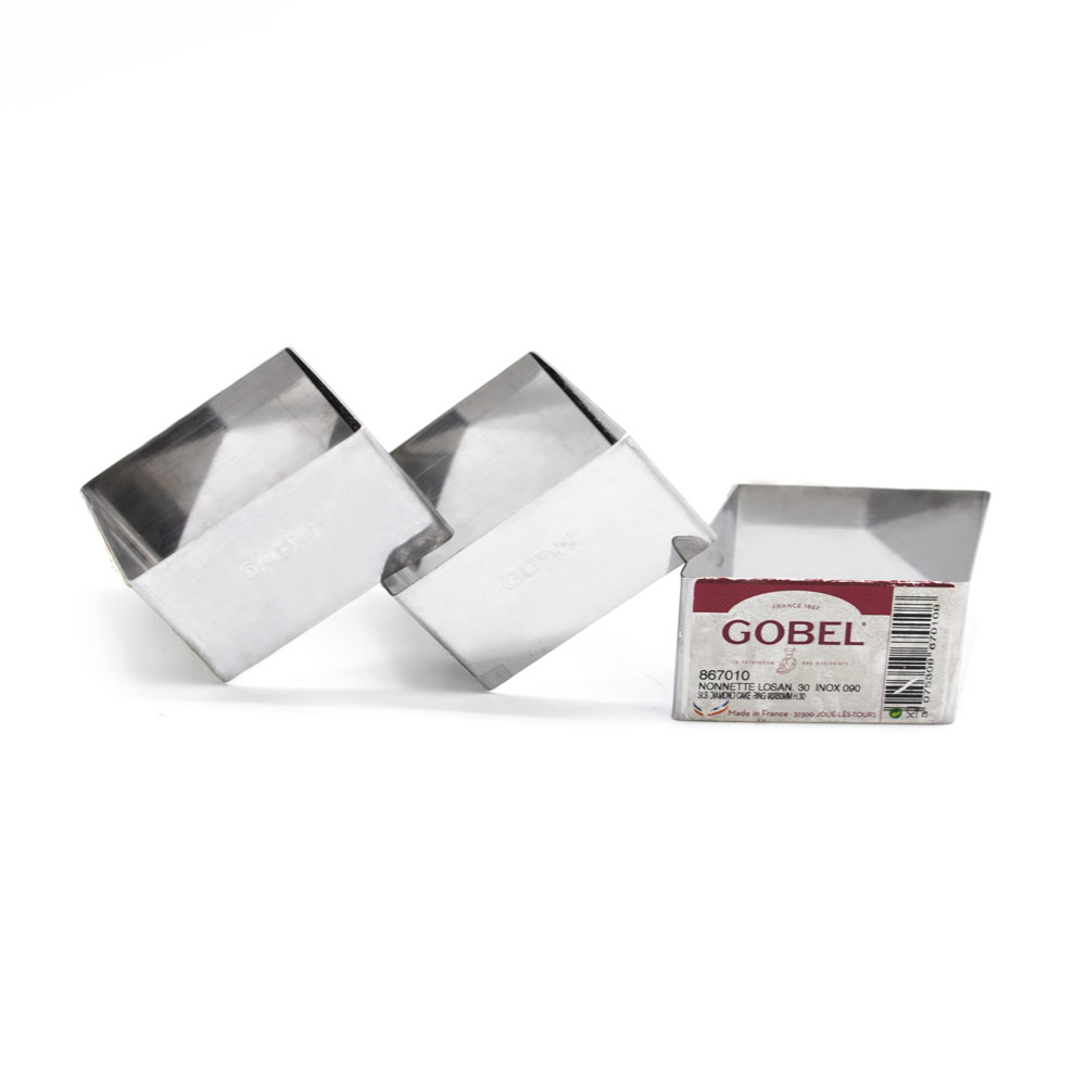 FR Gobel Professional Stainless Steel Nonnette Diamond Baking Ring Mold ...