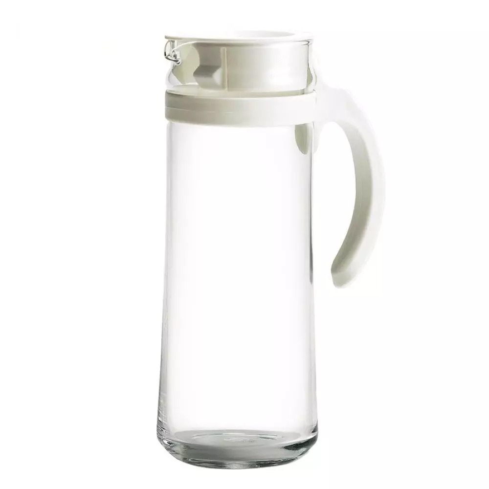 Ocean Patio High Quality Water Pitcher with White Lid, 1265ml